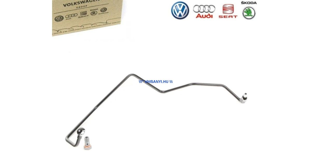 038145771L , 038 145 771 L , VW 038145771L oil pipe , VW Passat B55 AVF ...