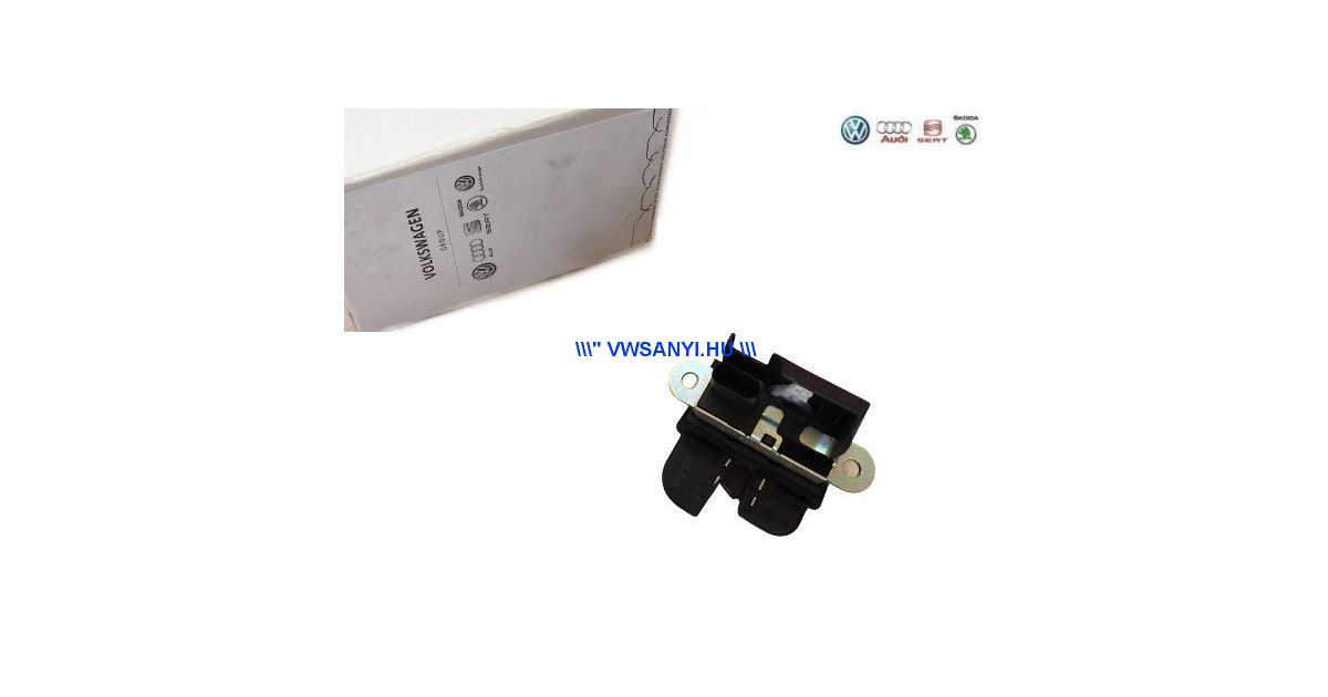 5P0827505D , Csomagtérajtó zárszerkezet Original Gyári SEAT ALTEA ...